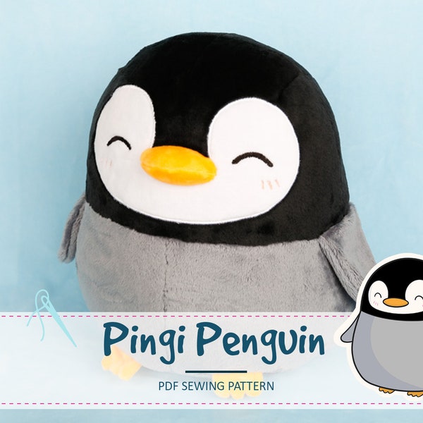 Penguin Plushie Sewing Pattern - Etsy