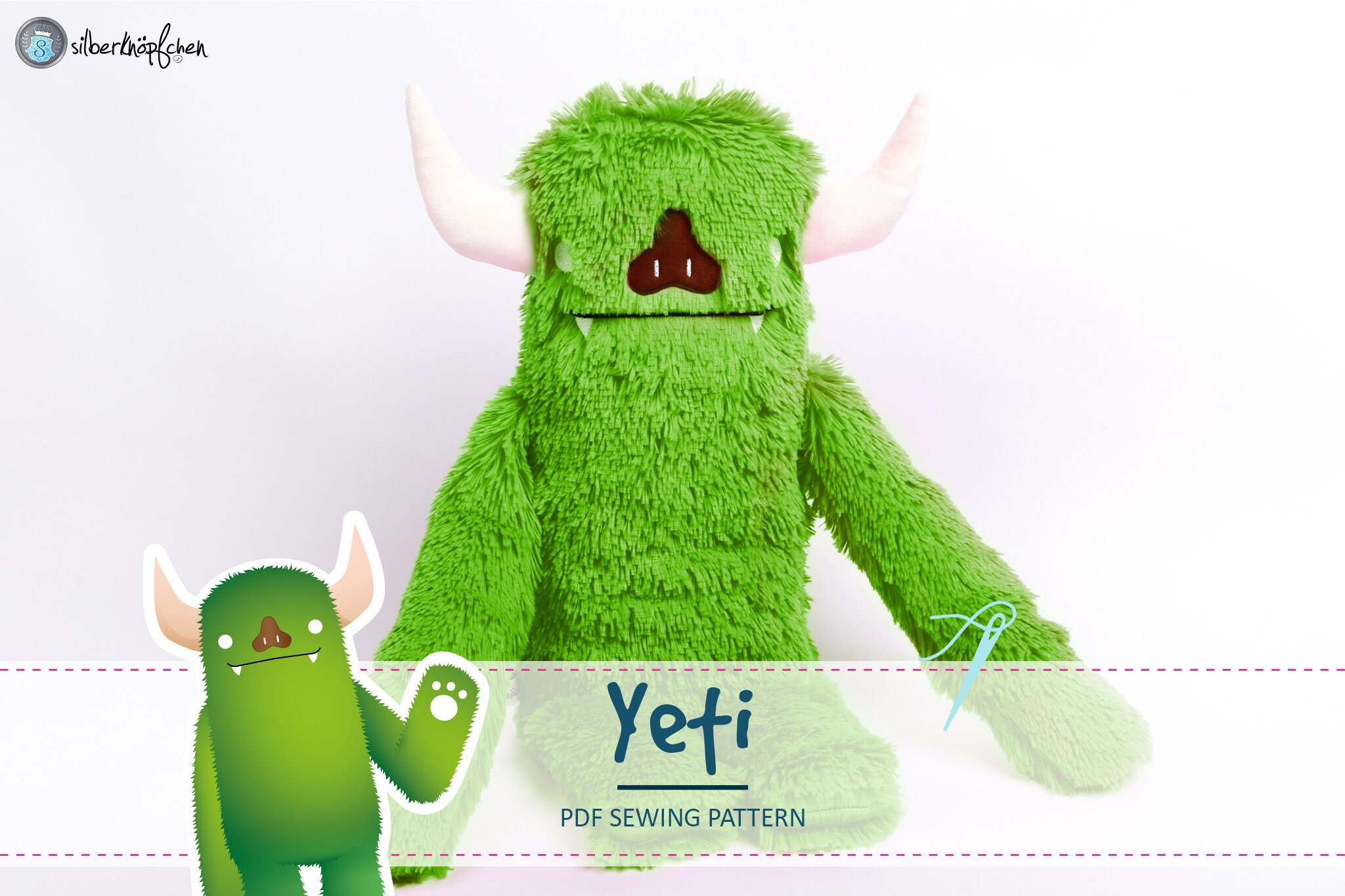 Sewing Pattern and Tutorial Yeti Handmade Silberknoepfchen - Etsy