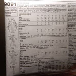 Simplicity 9891 Historical Dress Pattern Sizes 6, 8, 10, 12 - Etsy