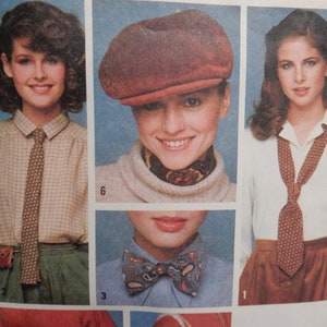 Simplicity 8723 Newsboy Cap, Tie, Drawstring Bag Pattern for Women - Etsy