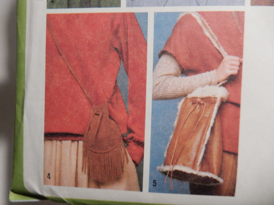 Simplicity 8723 Newsboy Cap Tie Drawstring Bag Pattern for | Etsy