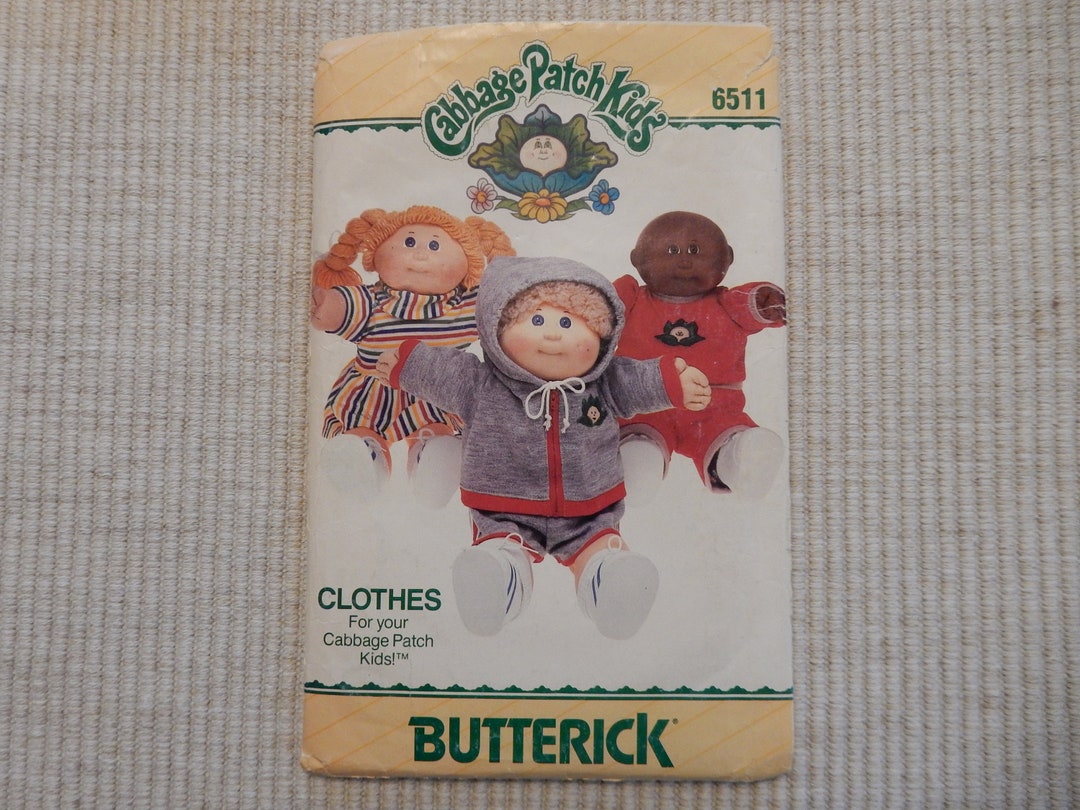 Cabbage Patch Kids Clothing Butterick Pattern 6511 - Etsy
