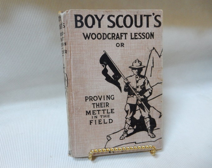 Boy Scout's Woodcraft Lesson or Proving Their Mettle in the Field - Etsy