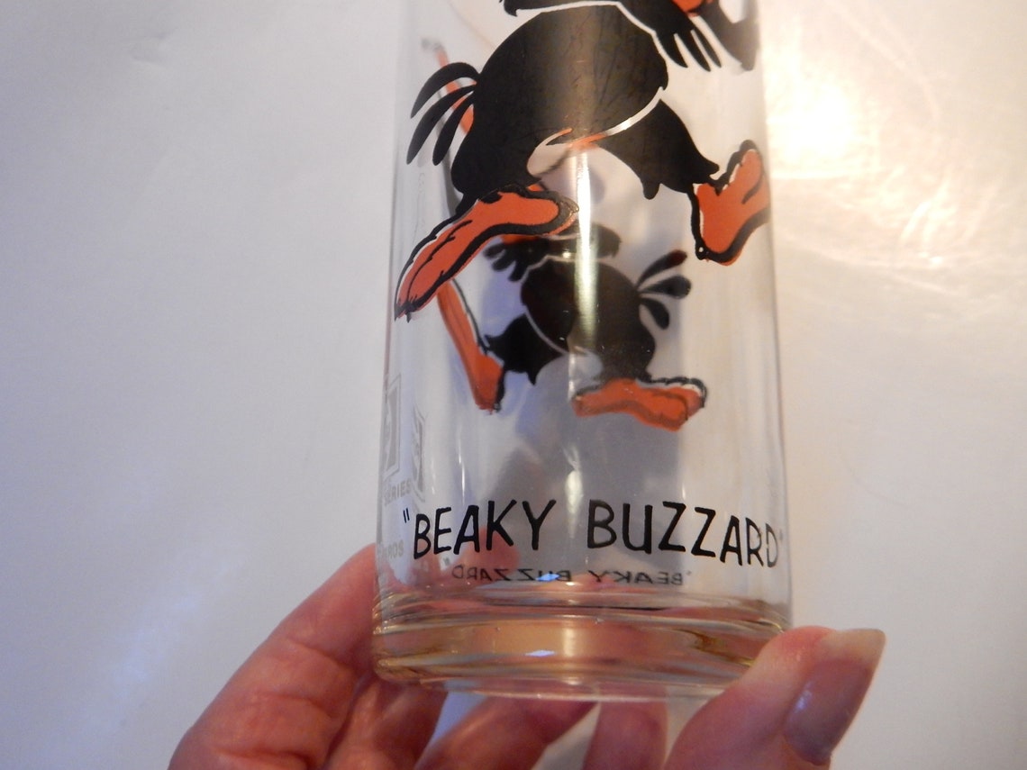 Collector Series Beaky Buzzard Looney Toons Glass - Etsy