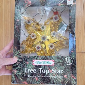 Tree Top Star, With Lights - Etsy