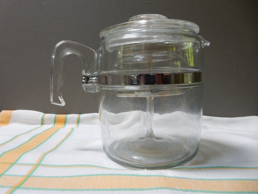 9 Cup 7795 Flameware Pyrex Coffee Percolator, Complete - Etsy