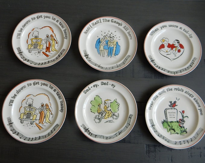 Fondeville New York 1940 Song Plates - Etsy