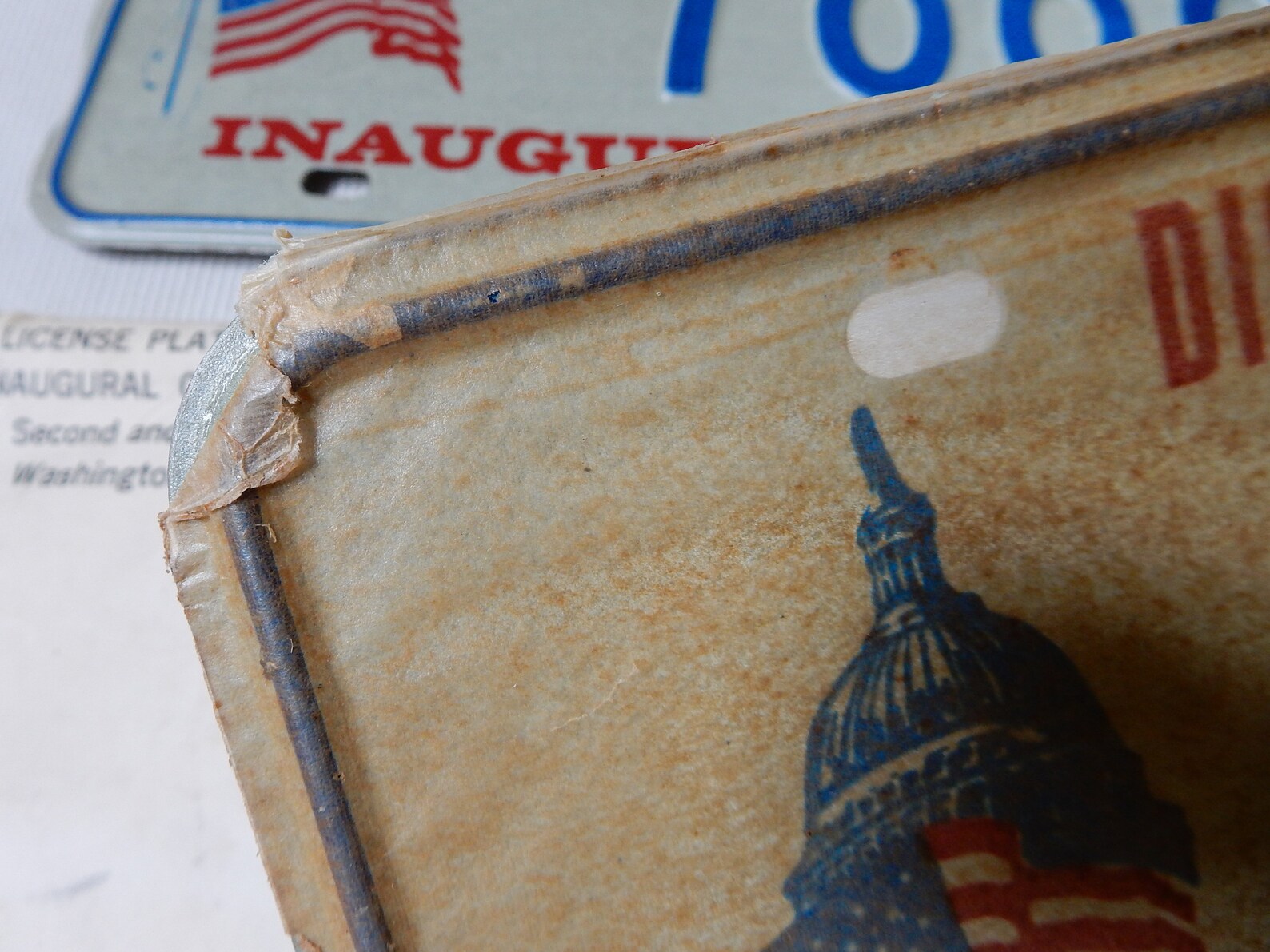 1973 Inauguration License Plate Set and Envelope - Etsy