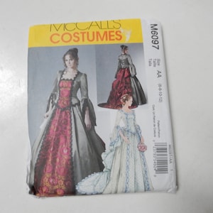 Mccall's Misses' Victorian Costume Pattern, M6097 - Etsy