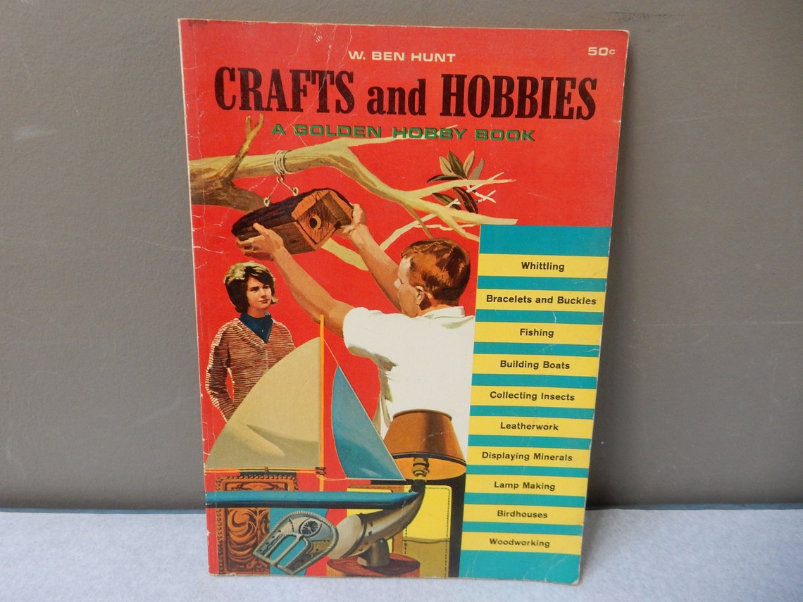 Crafts and Hobbies A Golden Hobby Book | Etsy
