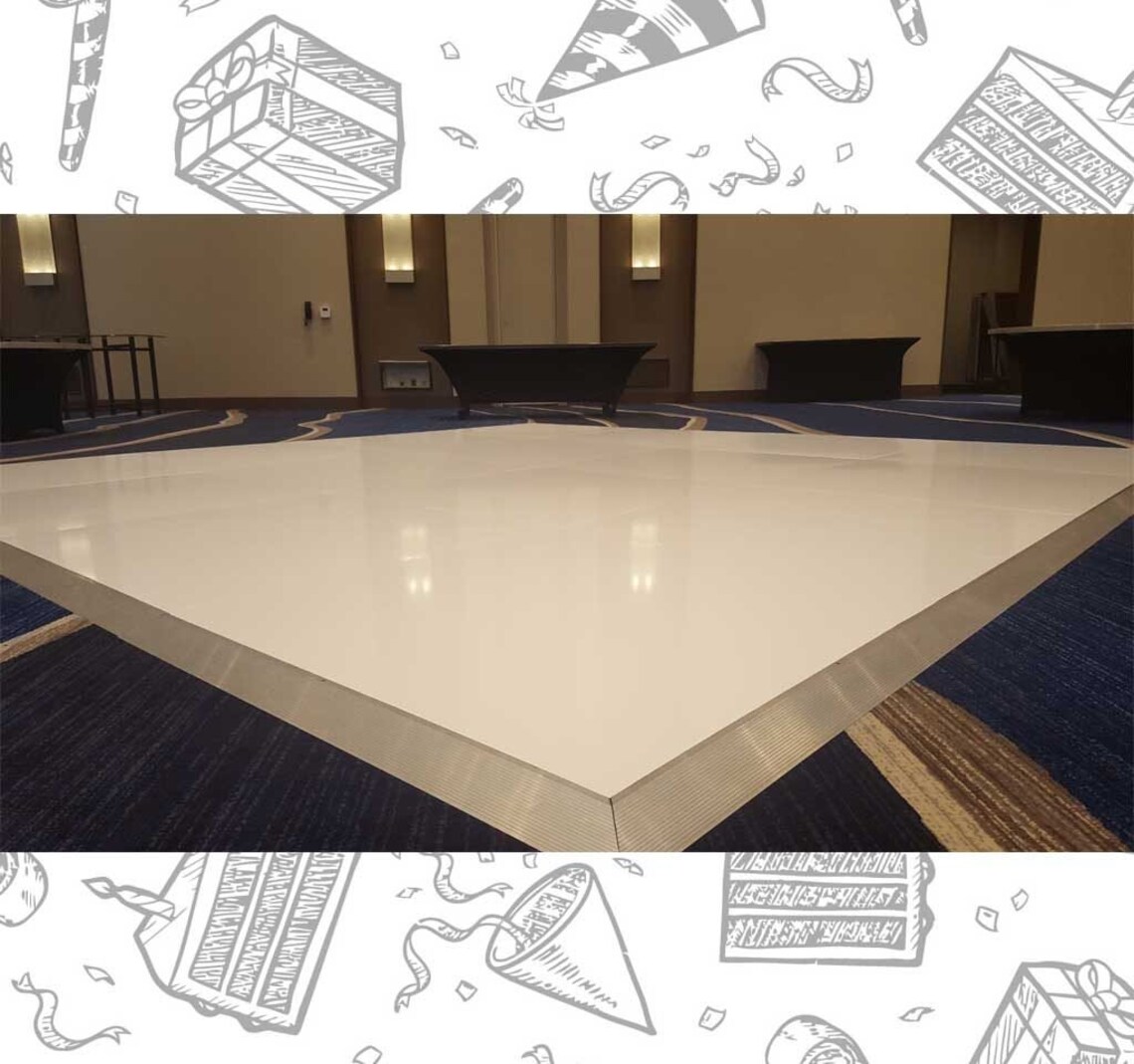 20 X 20 Ft Premium Gloss White Dance Floor Vinyl - Etsy