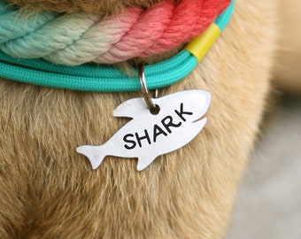 Shark Fin Dog Tag - Etsy