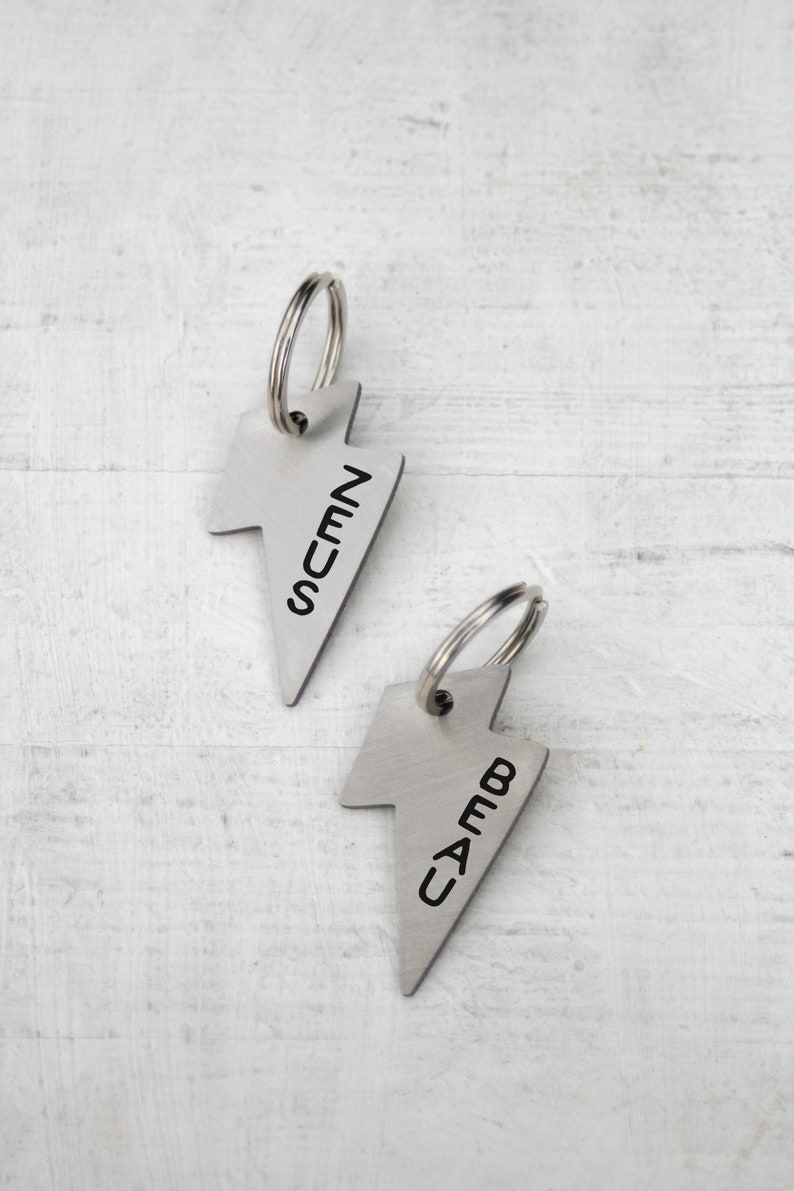 Lightning Dog Tag Flash Tag Zeus Id Tag Thor Tag - Etsy