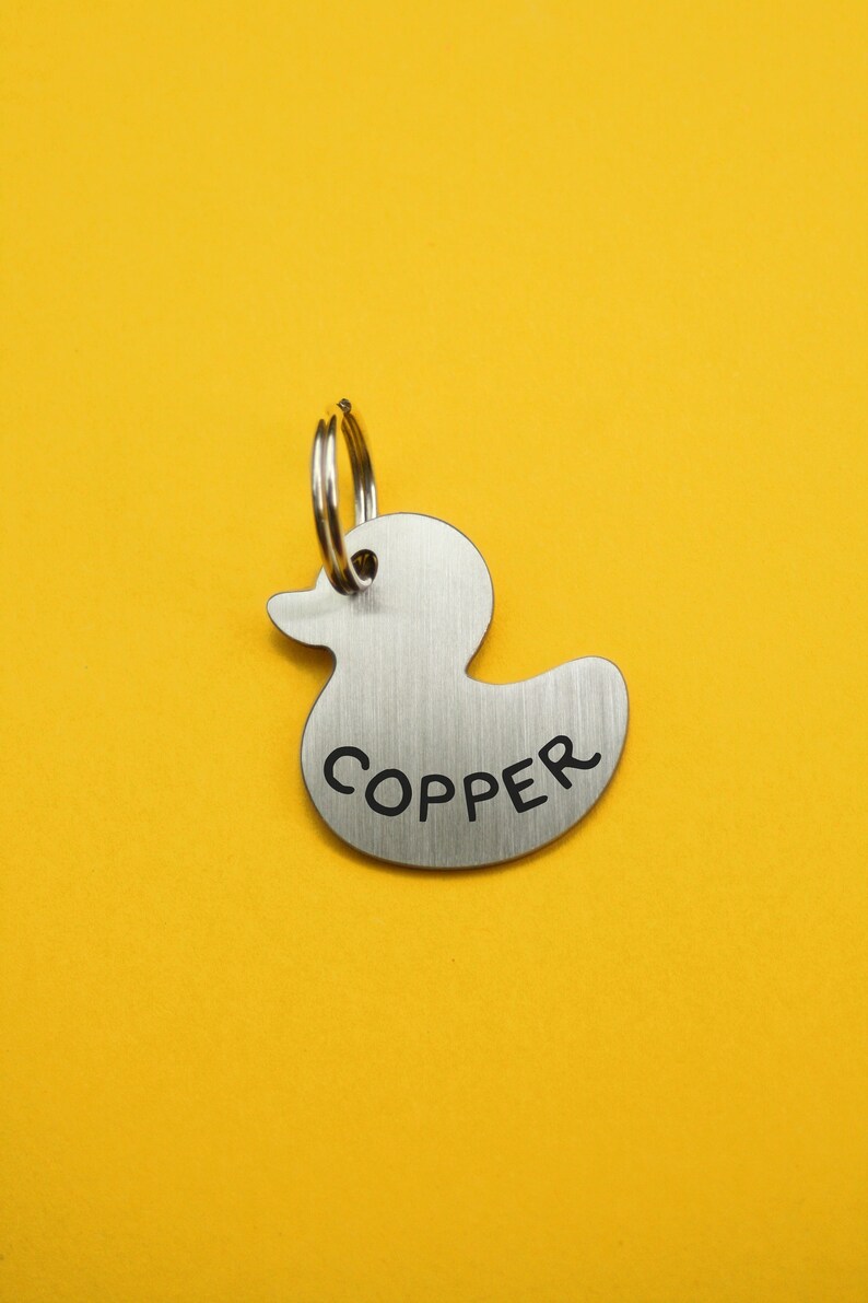 Rubber Duck Dog Tag Rubber Ducky Id Tag | Etsy
