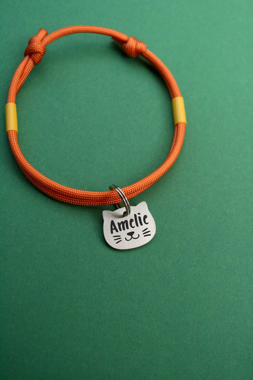 Cat Id Tag, Small Dog Tags, Tiny Kitten Tag, Cat Collar Pendant, Extra ...