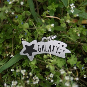 Comet Dog Tag, Shooting Star Id Tag, Star Id Tag - Etsy