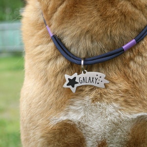 Comet Dog Tag, Shooting Star Id Tag, Star Id Tag - Etsy