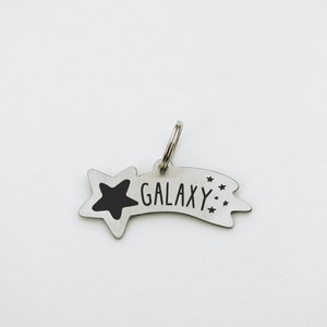 Comet Dog Tag, Shooting Star Id Tag, Star Id Tag - Etsy