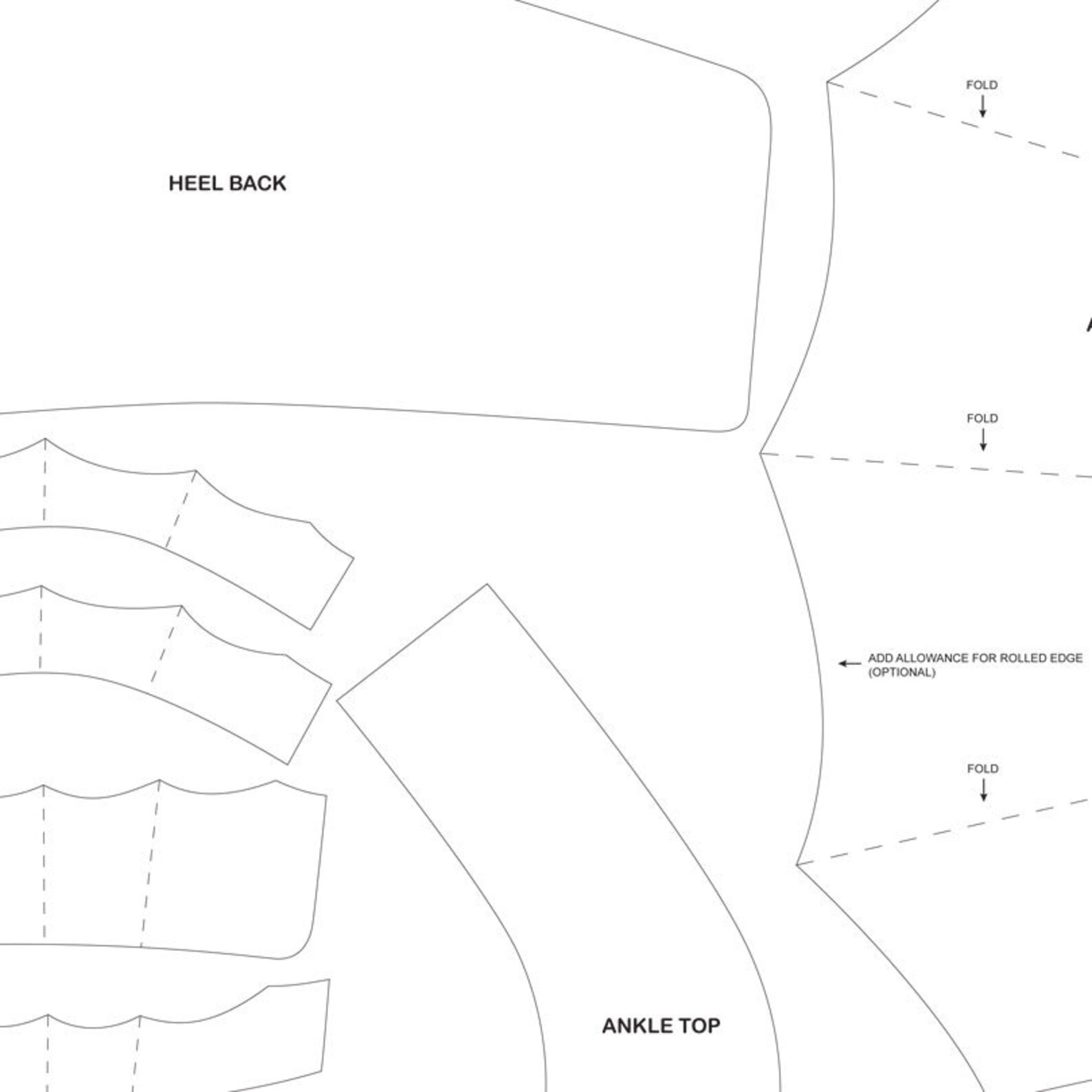 Ringwraith Gothic Boot Armor Pattern - Etsy