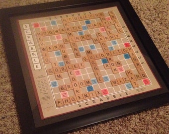 Framed Scrabble Boards Custom Made Personalized | Etsy
