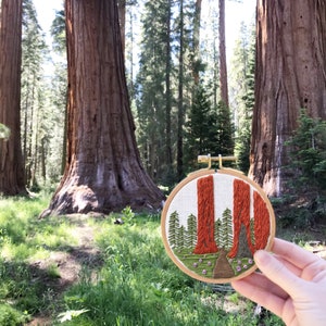 Sequoia Grove Hand Embroidery Pattern PDF - Etsy