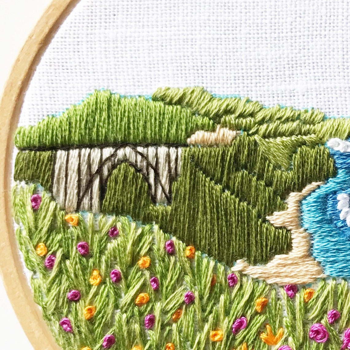 Big Sur California Hand Embroidery Pattern PDF | Etsy