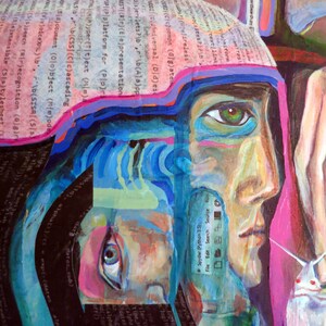 Artist in Science (2019) Original Acrylic Painting / Unusual Wall Art ...