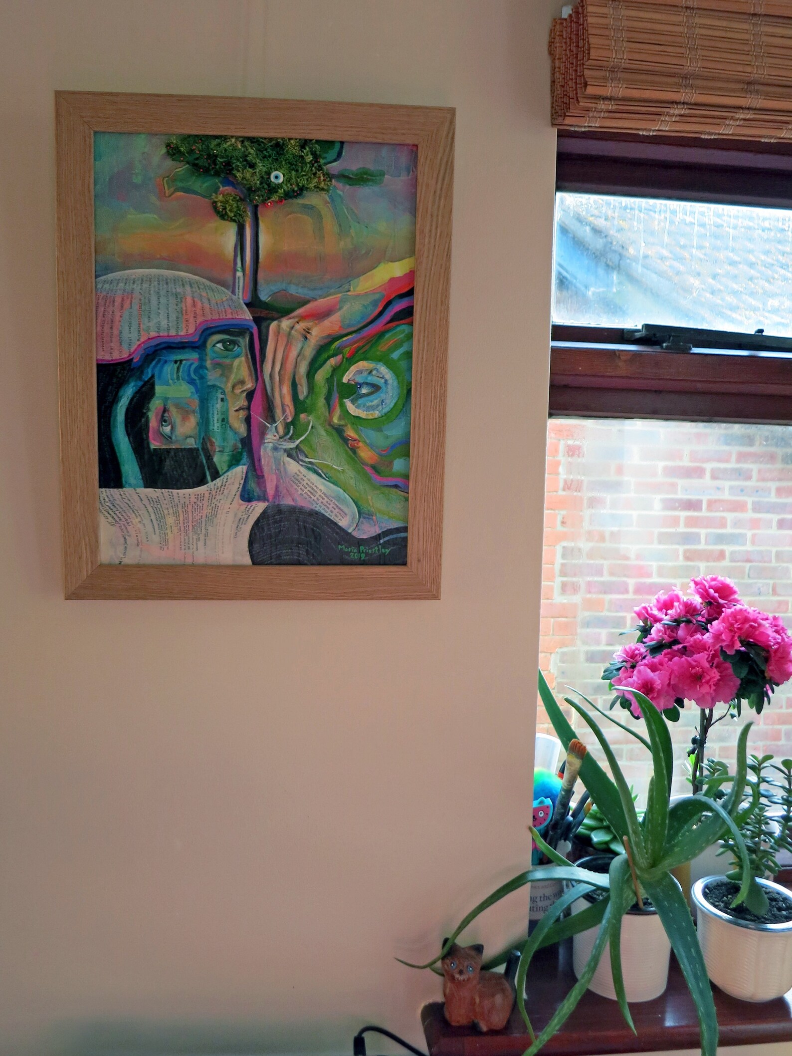 Artist in Science (2019) Original Acrylic Painting / Unusual Wall Art ...
