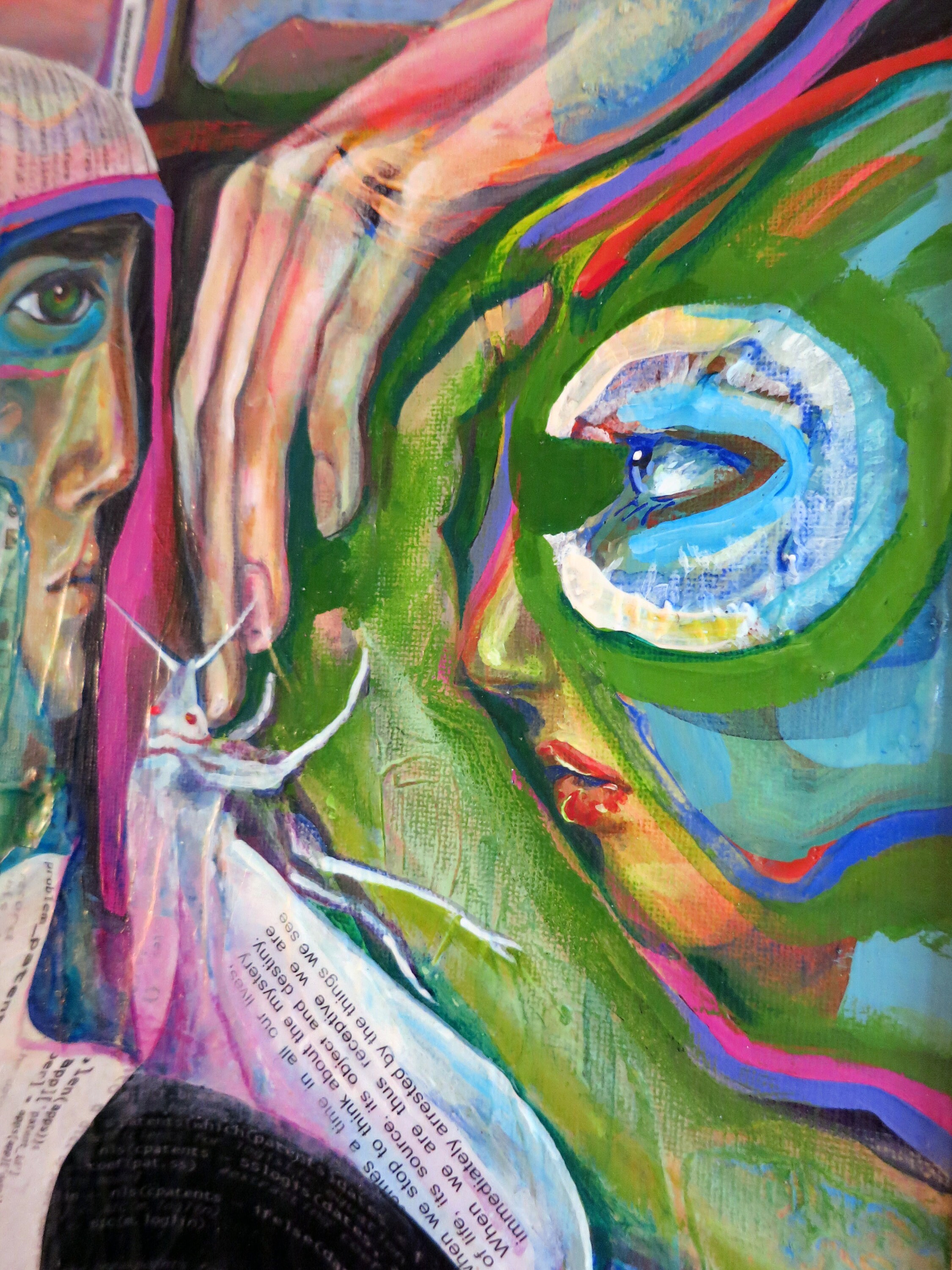 Artist in Science (2019) Original Acrylic Painting / Unusual Wall Art ...