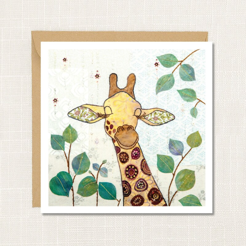 Giraffe Card - Etsy UK