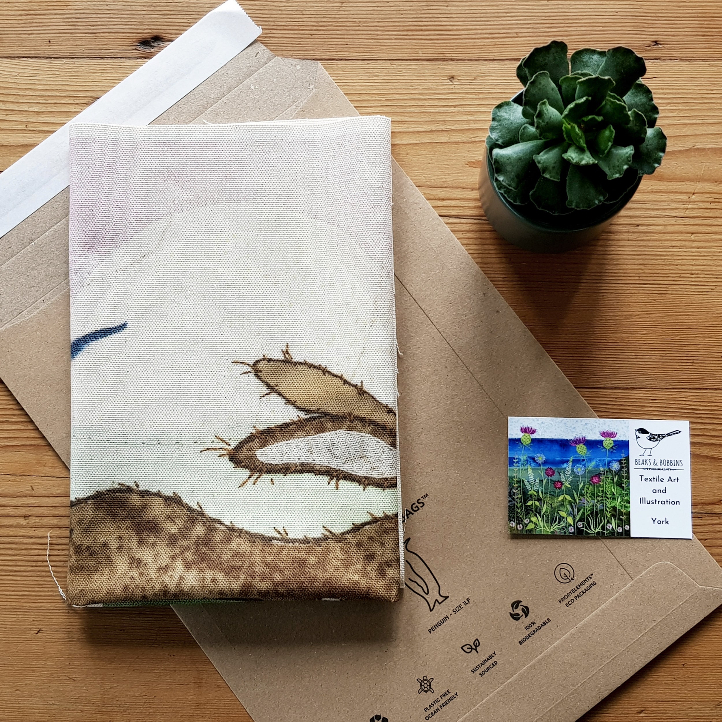 Fabric Panel - Hare Fabric Print - Organic Cotton Panama - Etsy UK