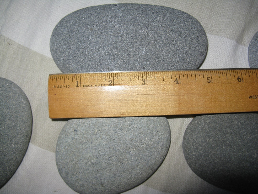 10 Stones 4"-5" Extra Large Oval Stones,large, Smooth, Flat, Painting ...