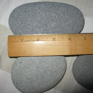 10 Stones 4"-5" Extra Large Oval Stones,large, Smooth, Flat, Painting ...