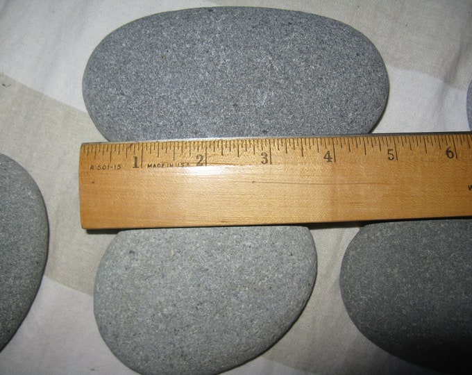 10 Stones 4"-5" Extra Large Oval Stones,large, Smooth, Flat, Painting ...