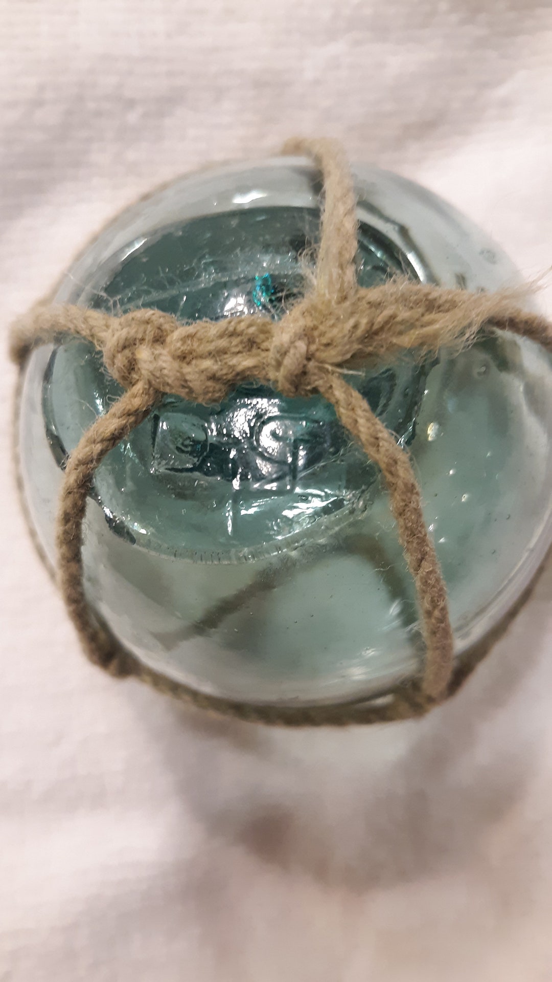 2.75" Undocumented DG-1 Aqua Glass Fishing Float, Collectable, Antique ...