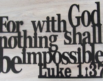 Scripture Metal Wall Art | Etsy