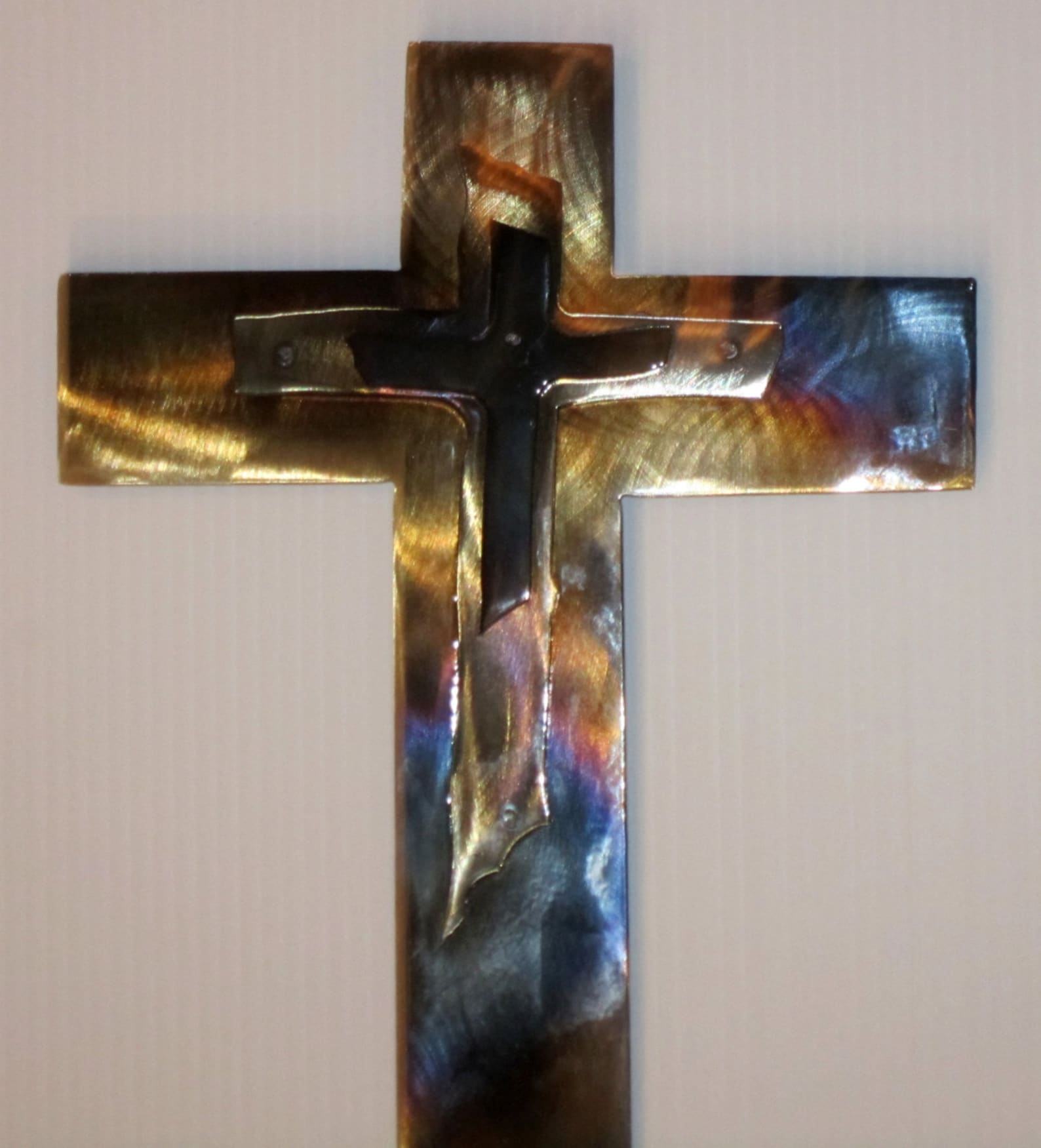 Three Tier Metal Cross - Etsy