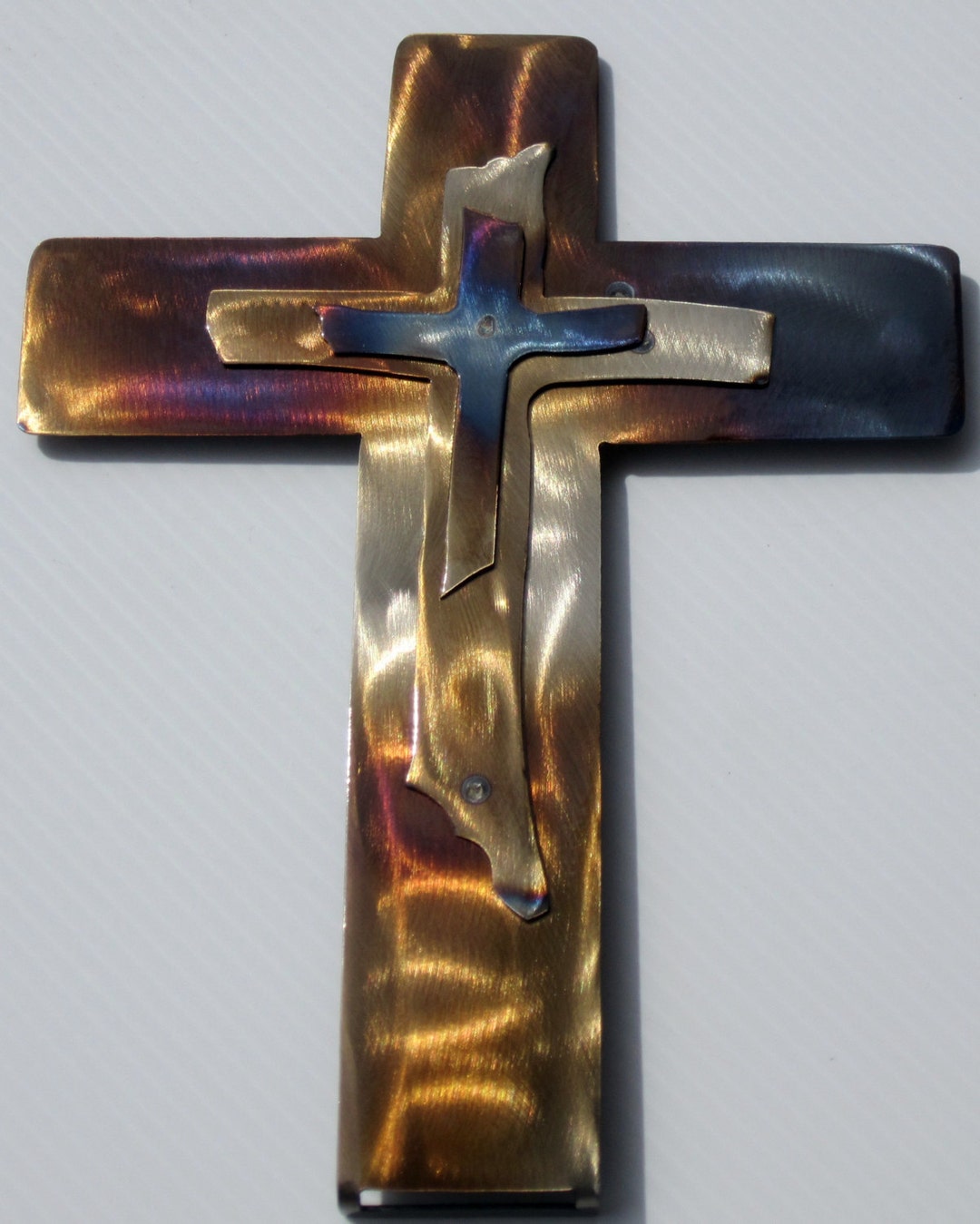 Three Tier Metal Cross - Etsy
