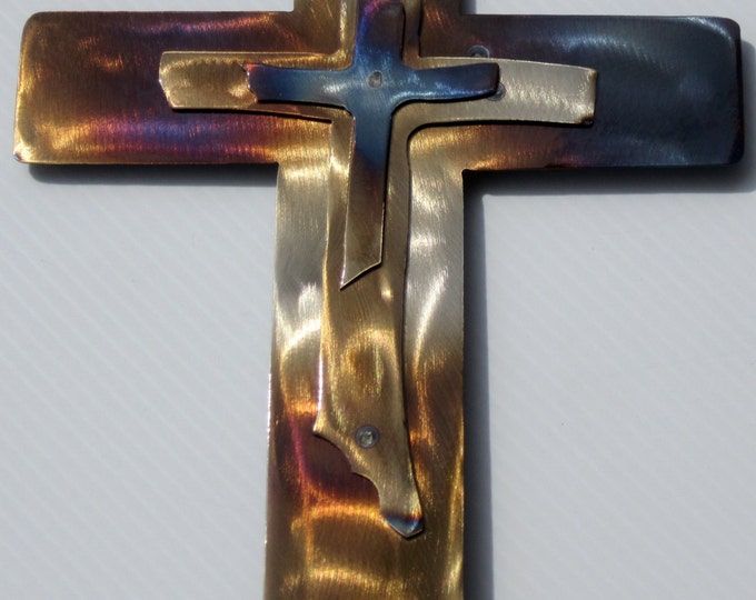 Three Tier Metal Cross - Etsy