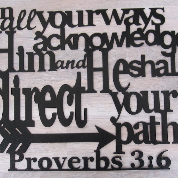 Scripture Metal Wall Art - Etsy