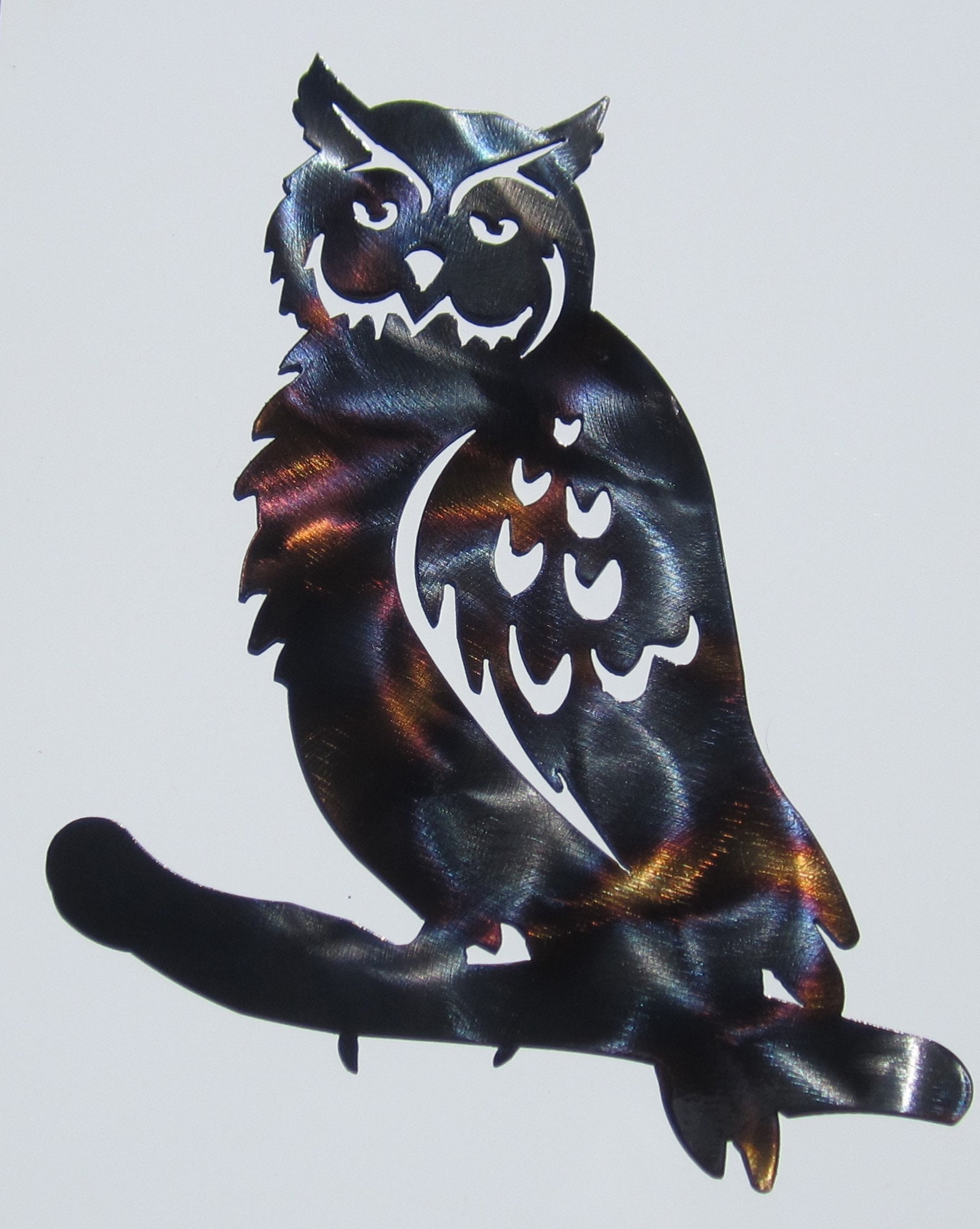 Metal Art Owl - Etsy
