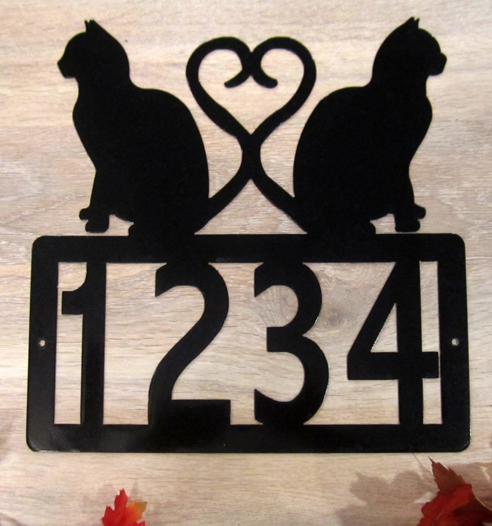 Cat Address Metal Sign - Etsy
