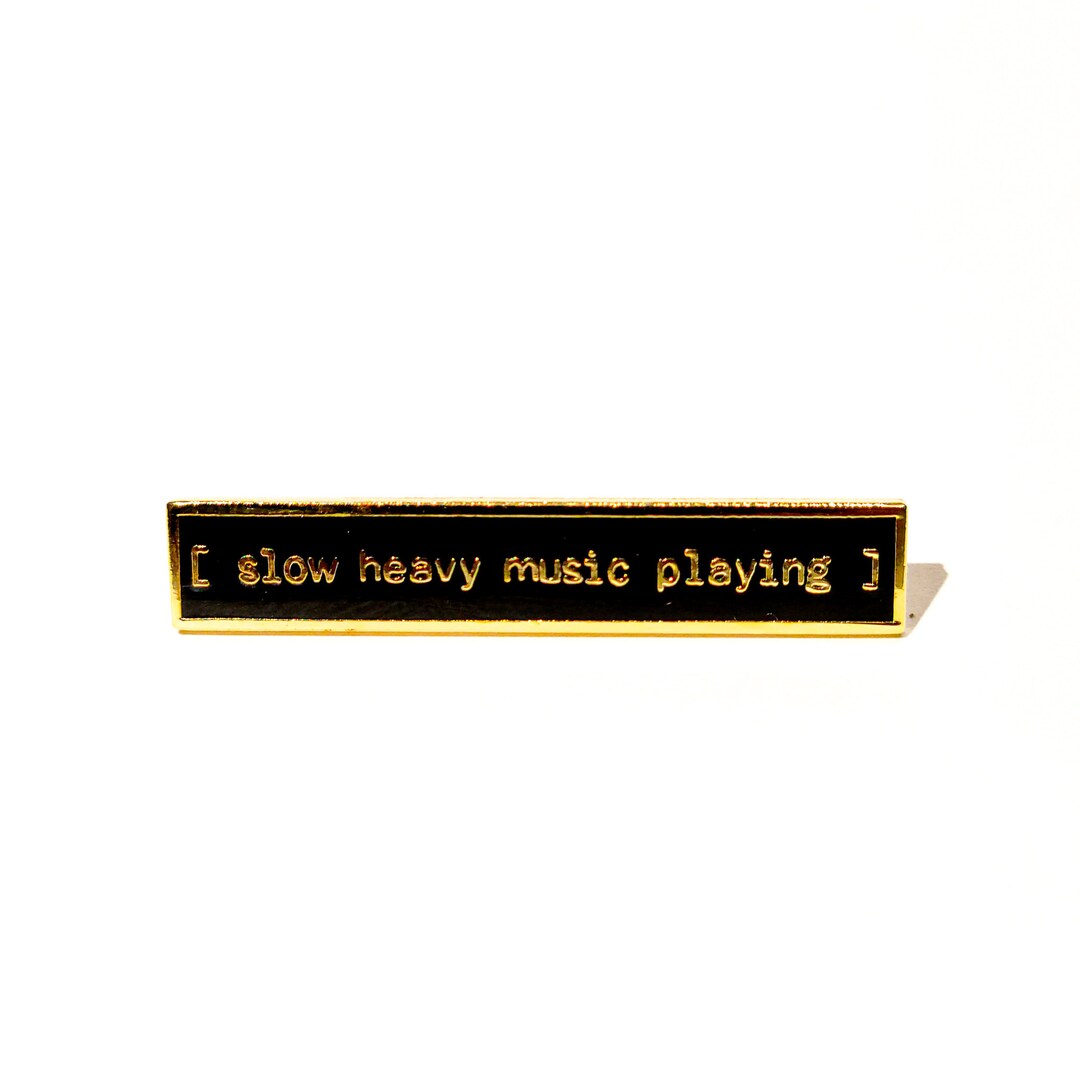 Slow Heavy Music Playing Captions Pins - Etsy