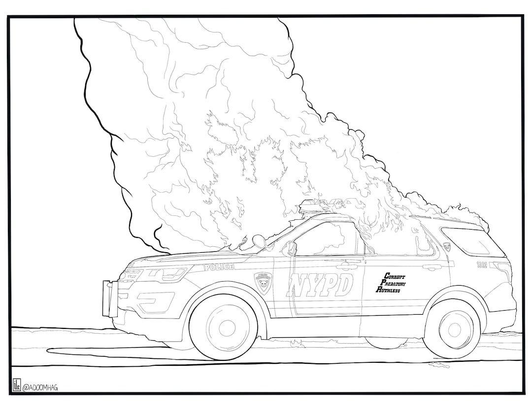 ACAB Coloring Page - Etsy