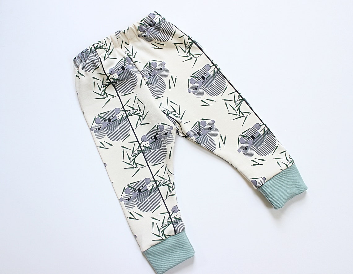 Organic Baby Pants in Koala Print Baby Boy Leggings Organic - Etsy
