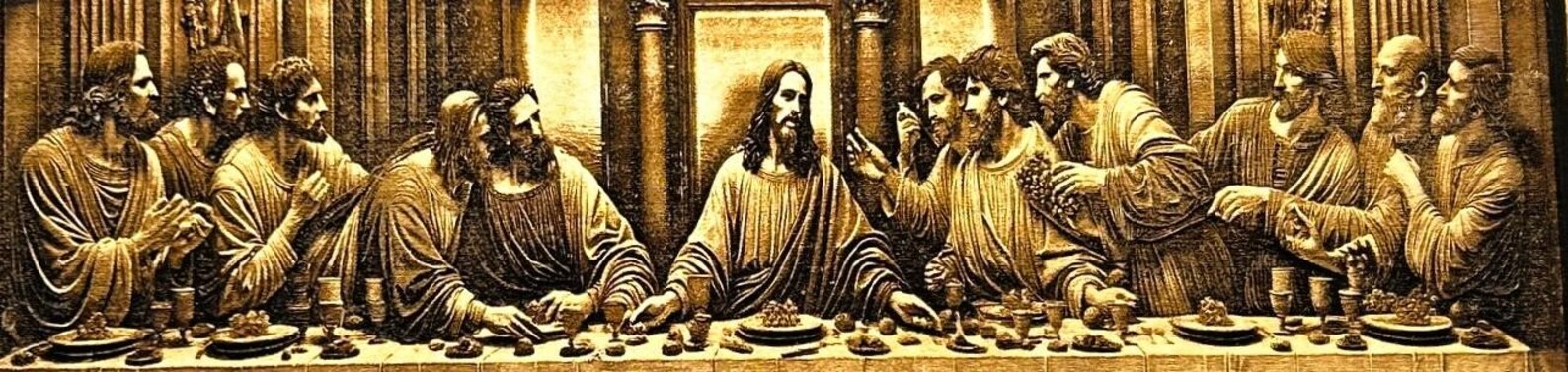 Laser Engraved LAST SUPPER PICTURE - Etsy