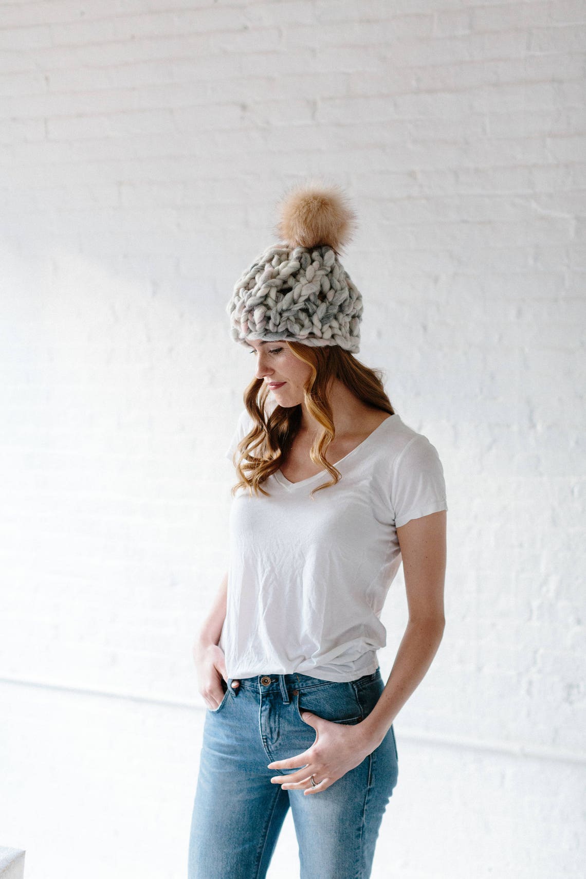 Snow Day Hat & Cowl Pattern Set Super Bulky Yarn Ideal for | Etsy