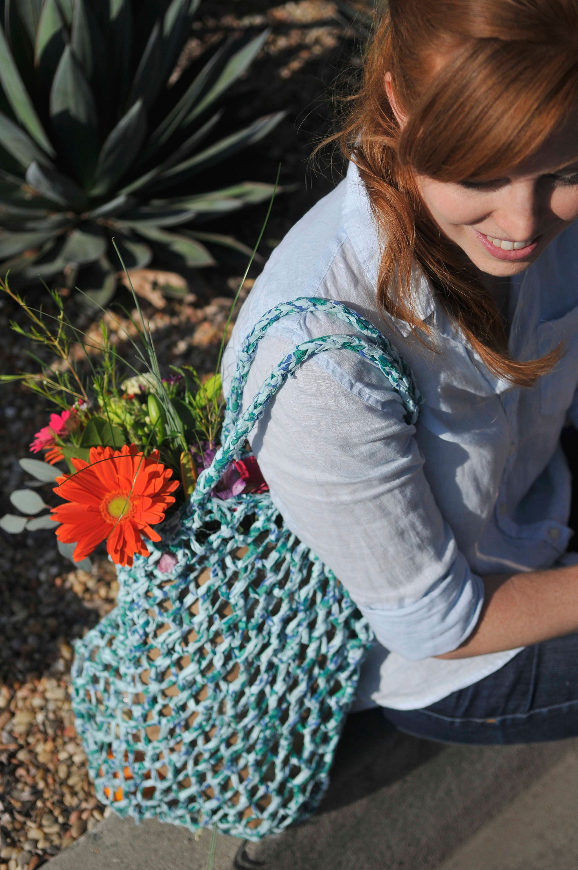 PATTERN // Knit Bag Pattern, Knit Tote Bag Pattern, Easy Knitting ...