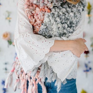 Counting Sheep Scarf Knitting Pattern // Easy Knitting Pattern, Knit ...