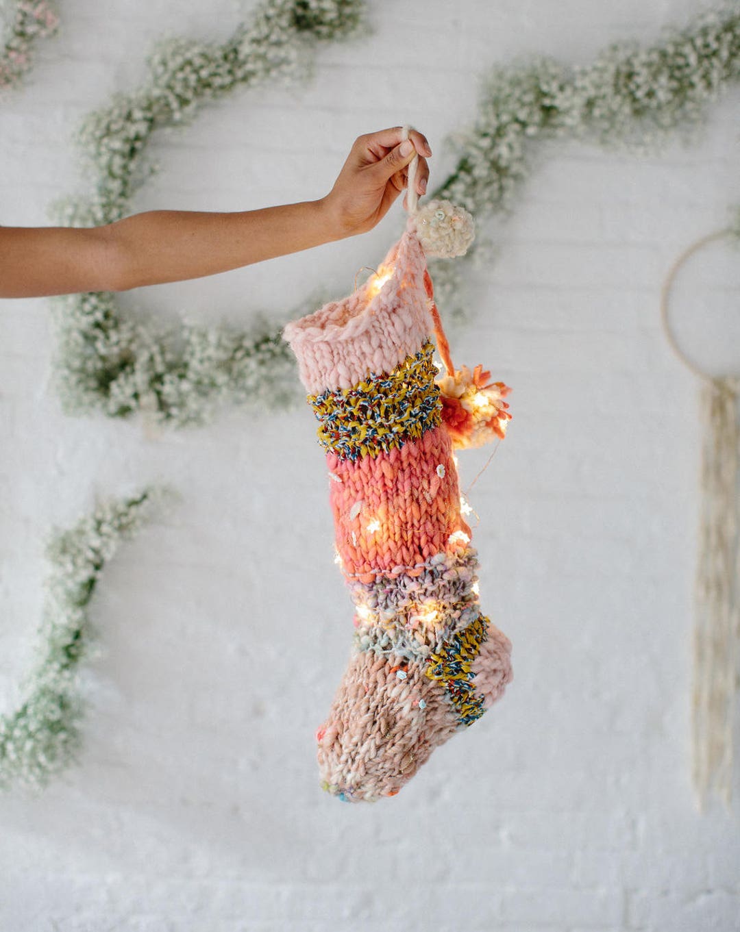 Holiday Stocking Pattern ~ Intermediate Knitting Pattern ~ Bulky ...